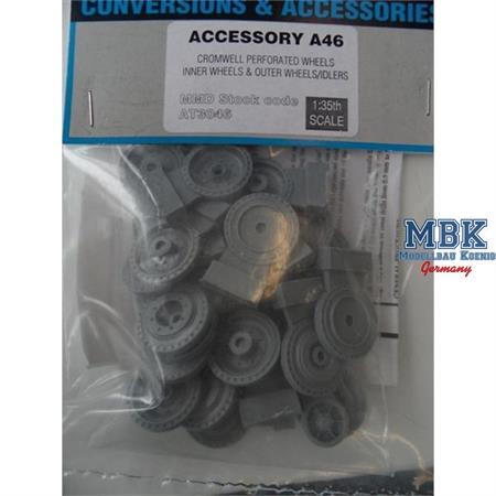 Cromwell Perforated Wheels w/ Idler