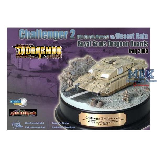 Challenger 2 Up Grade Armor w/ Desert Rats Royal Scots - Cyber Hobby