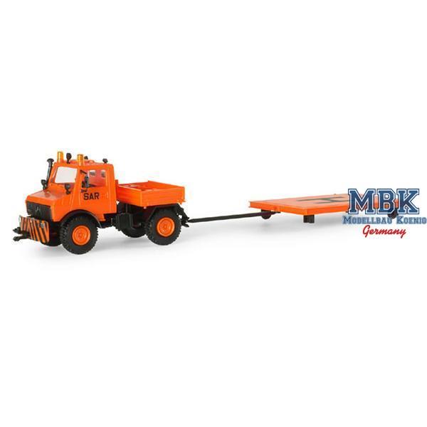 Unimog und Heliplattform \"SAR\"