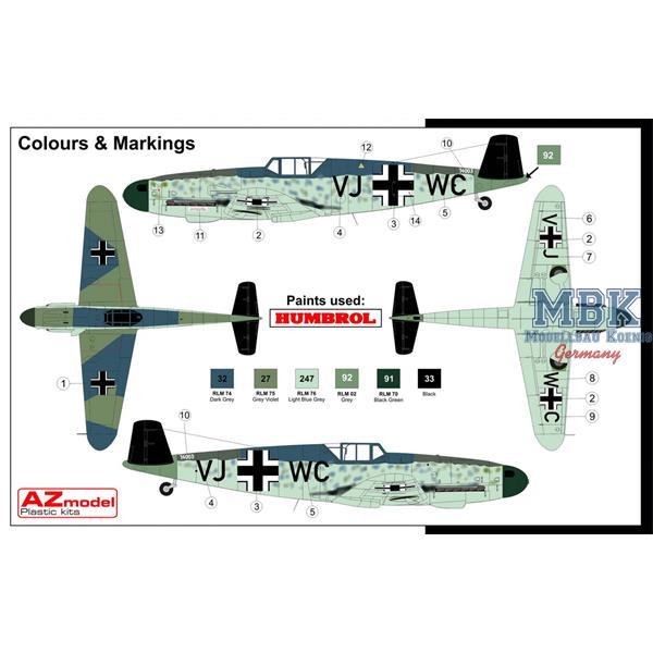 Messerschmitt Bf-109G-0 V-tail Prototype