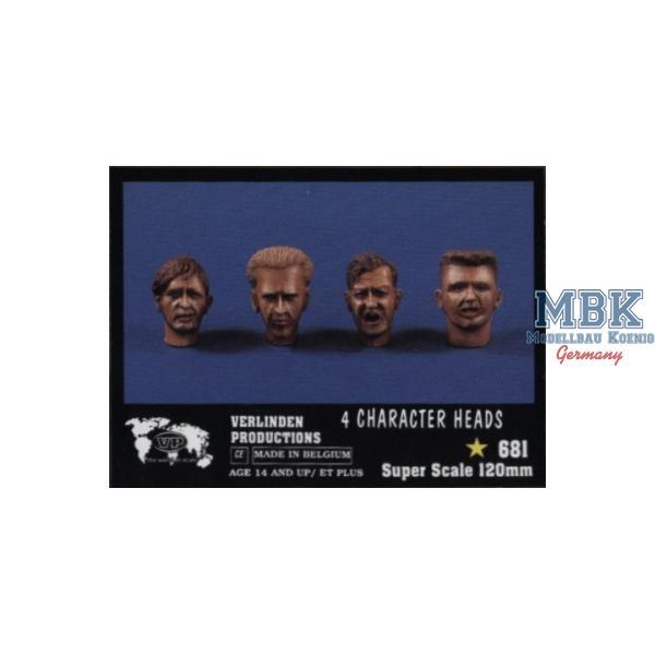 4 Character Heads