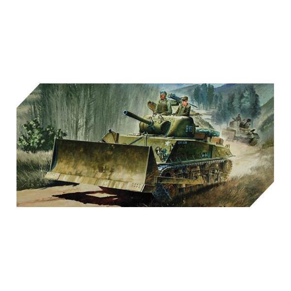 M4A3 SHERMAN 105mm HOWITZER & M1 DOZER BLADE