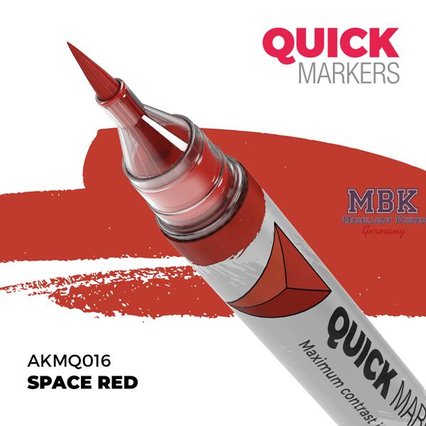 SPACE RED - QUICK MARKERS