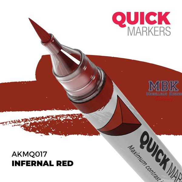 INFERNAL RED - QUICK MARKERS