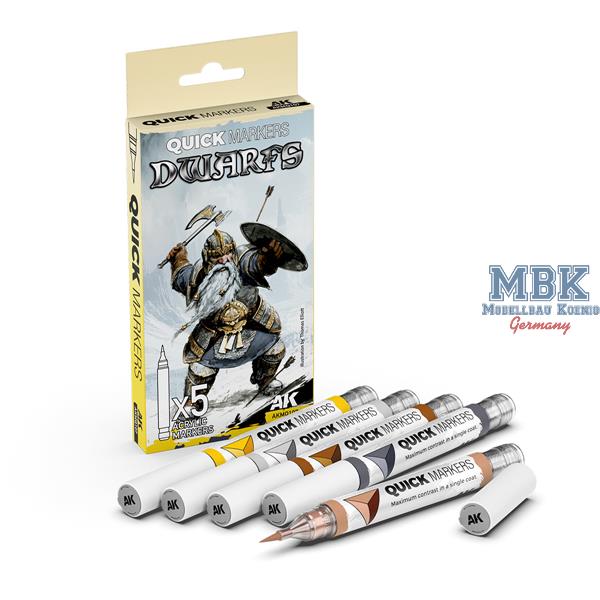 DWARFS - QUICK MARKERS SET
