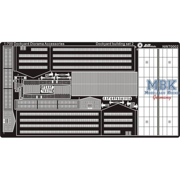 Dockyard Diorama Accessories - Dockyard building set 2