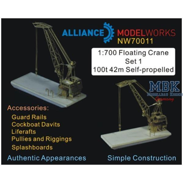 Floating Crane Set 1 100t 42n Self-Propelled
