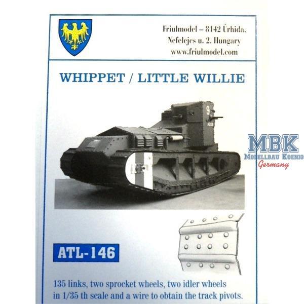 WW1 tank Whippet / Little Willie track