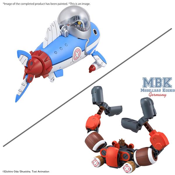 Chopper Robo 3 & 5 (Submarine & Crane) (One Piece)