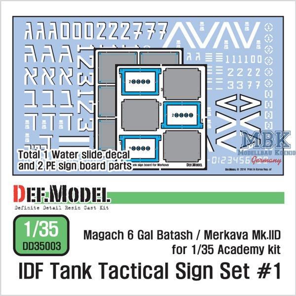 IDF Tank Tactical sign set #1