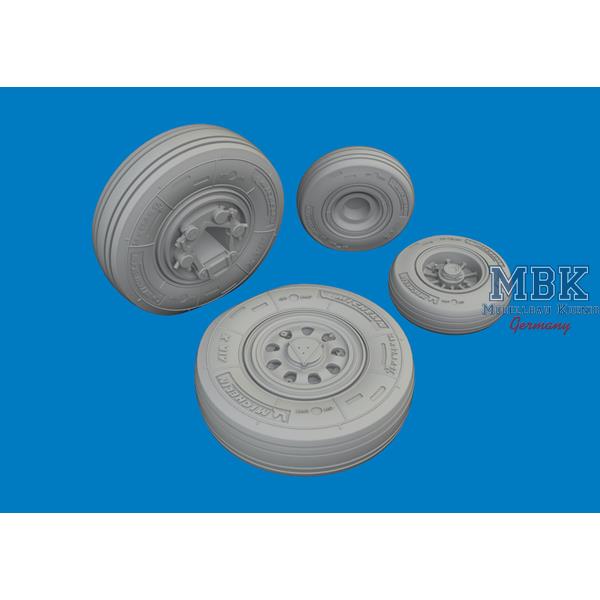 Lockheed-Martin F-35C Lightning II wheels 1/72