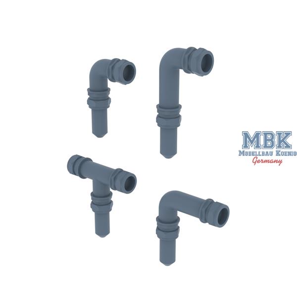 Vehicles electrical cable conecting pipes