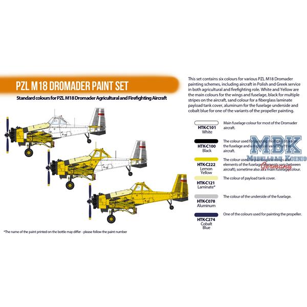 PZL M18 Dromader Paint Set (Lacquer)