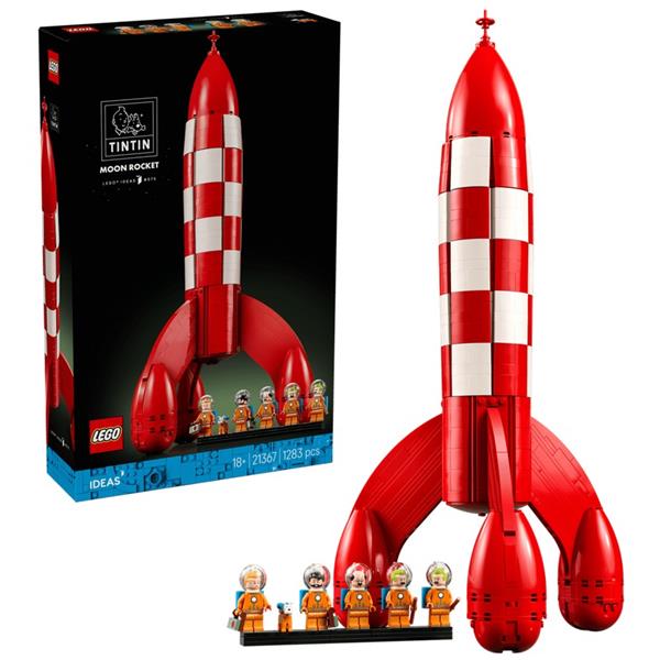 Lego Ideas Die Mondrakete von Tim und Struppi