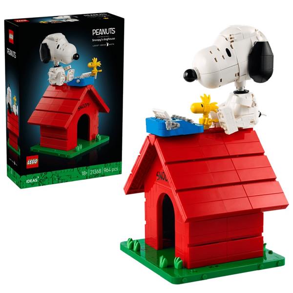 Lego Ideas Peanuts: Snoopys Hundehütte