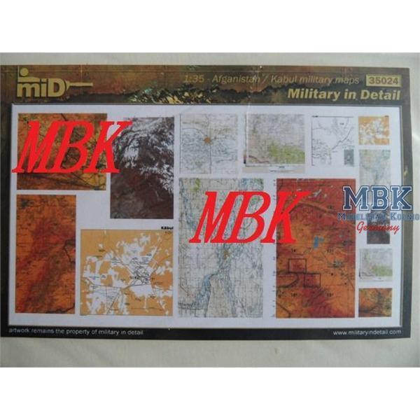 Afghanistan / Kabul Military Maps