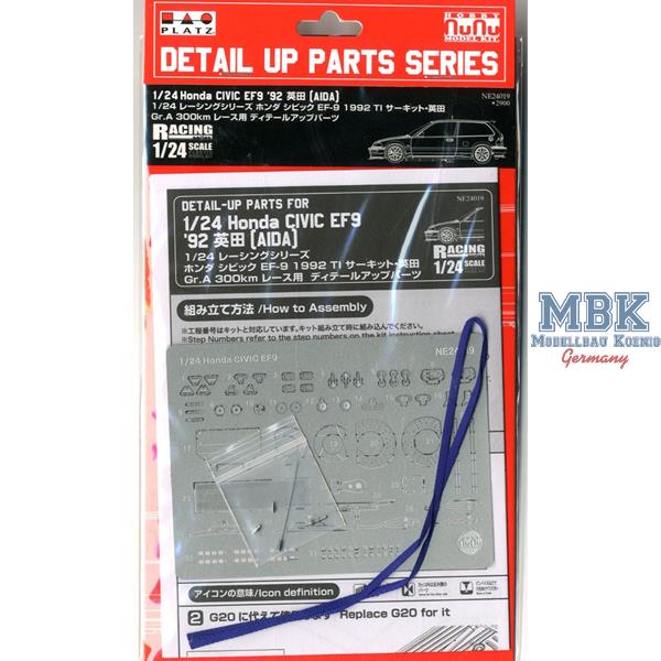 Detail up parts for Honda Civic EF9 1992 TI Circ.