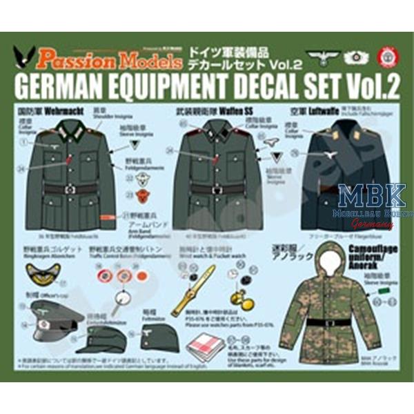 1/35 WWII German Army Equipment Decal set