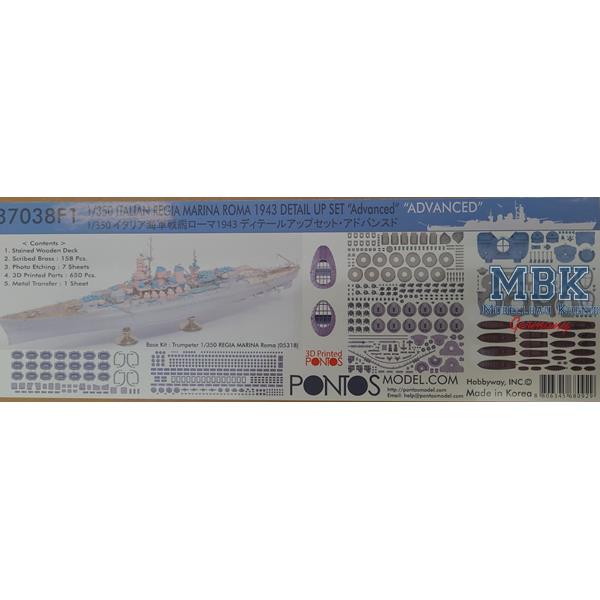 Italian Regia Marina Roma Detail Up Set