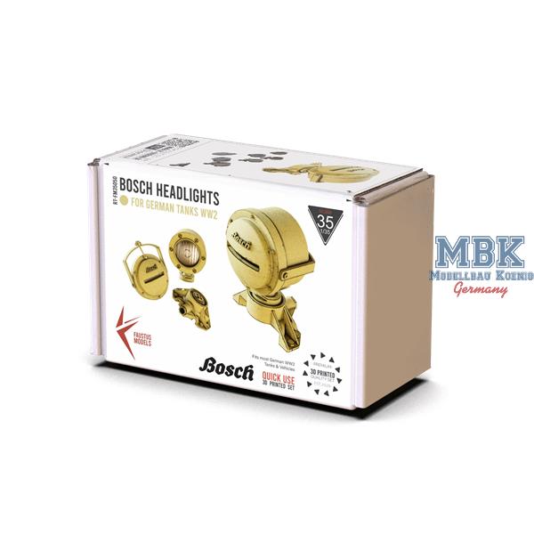 Bosch Headlights for German Tanks WW2