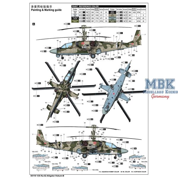 Ka-52 Alligator Hokum-B (1:35)