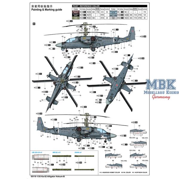 Ka-52 Alligator Hokum-B (1:35)